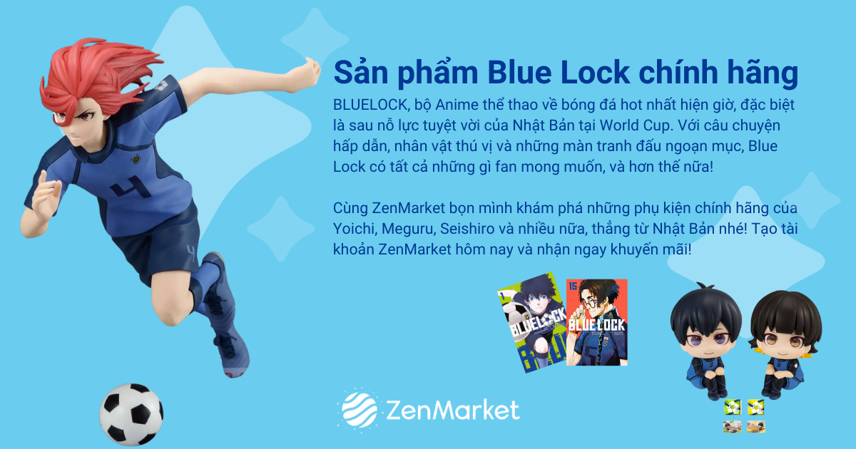 Truyện tranh, mô hình và phụ kiện Blue Lock chính hãng tuyệt đẹp từ ...